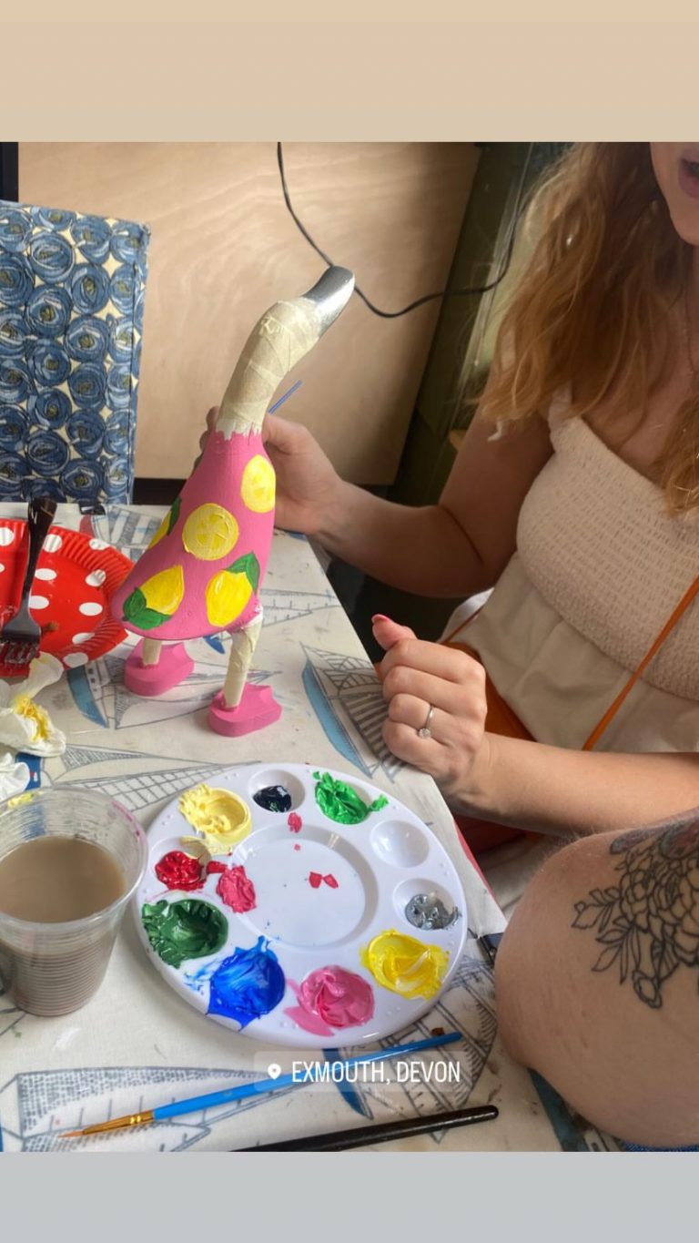 Things to Do in Exmouth | Pottery & Duck Painting – Arty Boat